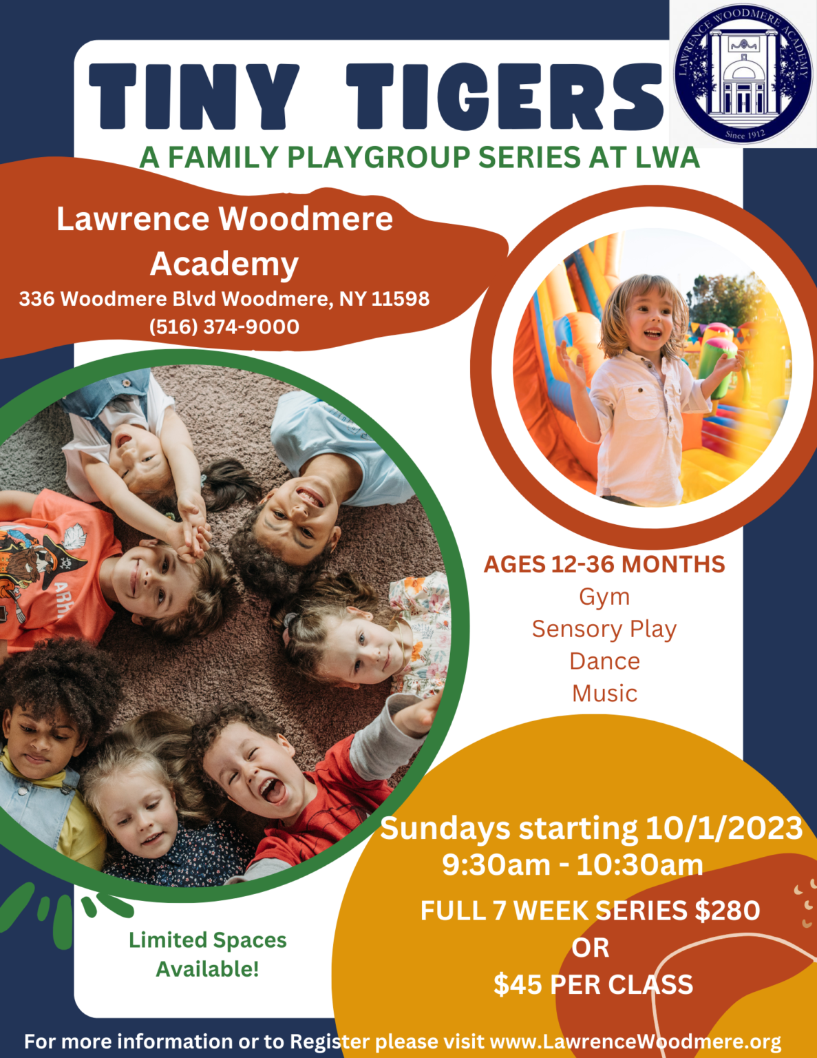 Tiny Tigers: A Family Playgroup Series at Lawrence Woodmere Academy – LWA
